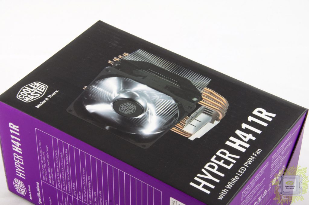 Обзор процессорного кулера Cooler Master Hyper H411R GreenTech_Reviews