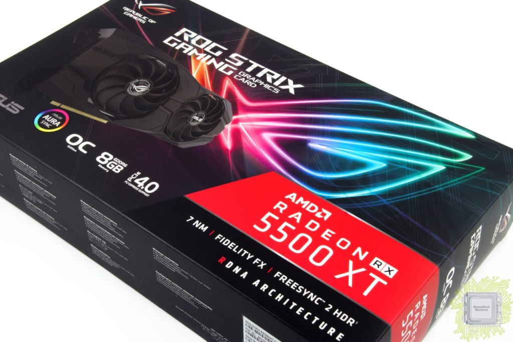 Обзор видеокарты ASUS ROG STRIX Radeon RX 5500 XT GreenTech_Reviews