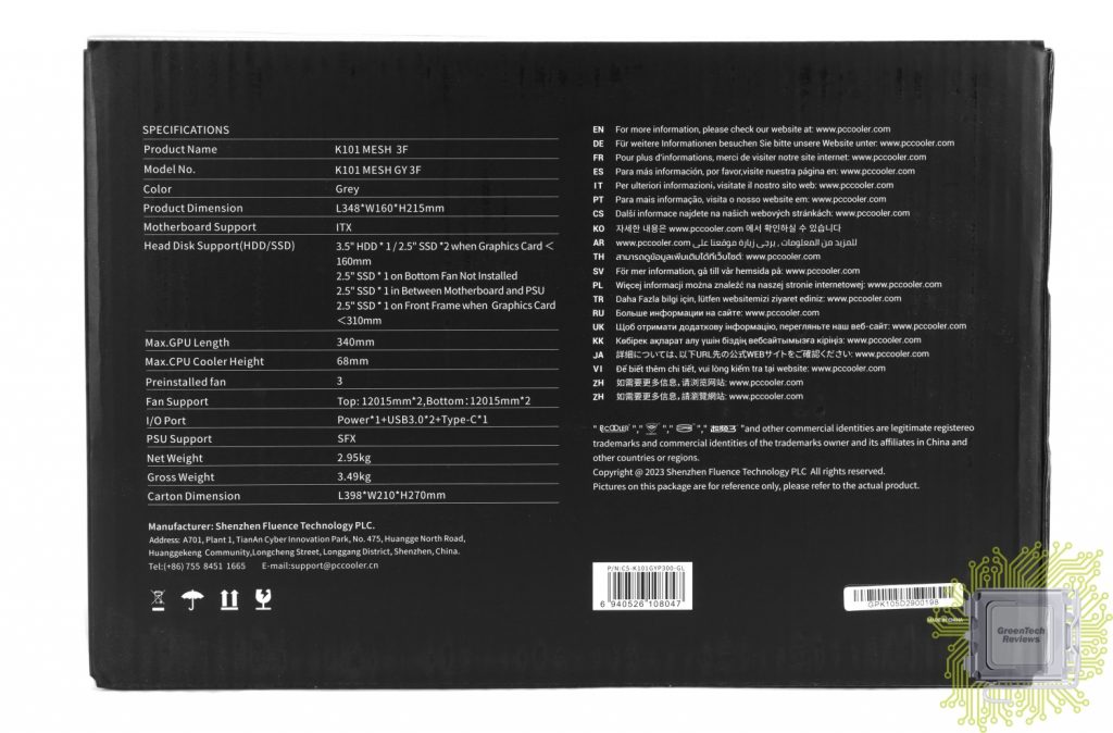 Обзор корпуса PCCooler K101 MESH GreenTech_Reviews